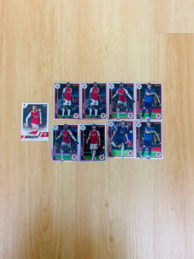 Arsenal Football Club Merlin Trading Cards (Ronaldo.Messi.Soccer cards ...