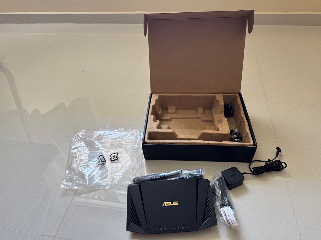 ASUS AX3000 Dual Band RT-AX58U Wi-Fi 6 Router, Computers & Tech, Parts ...