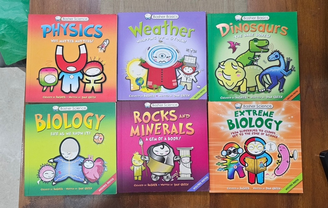 Basher Science Assorted (17 books), Hobbies & Toys, Books & Magazines, Children's Books on Carousell