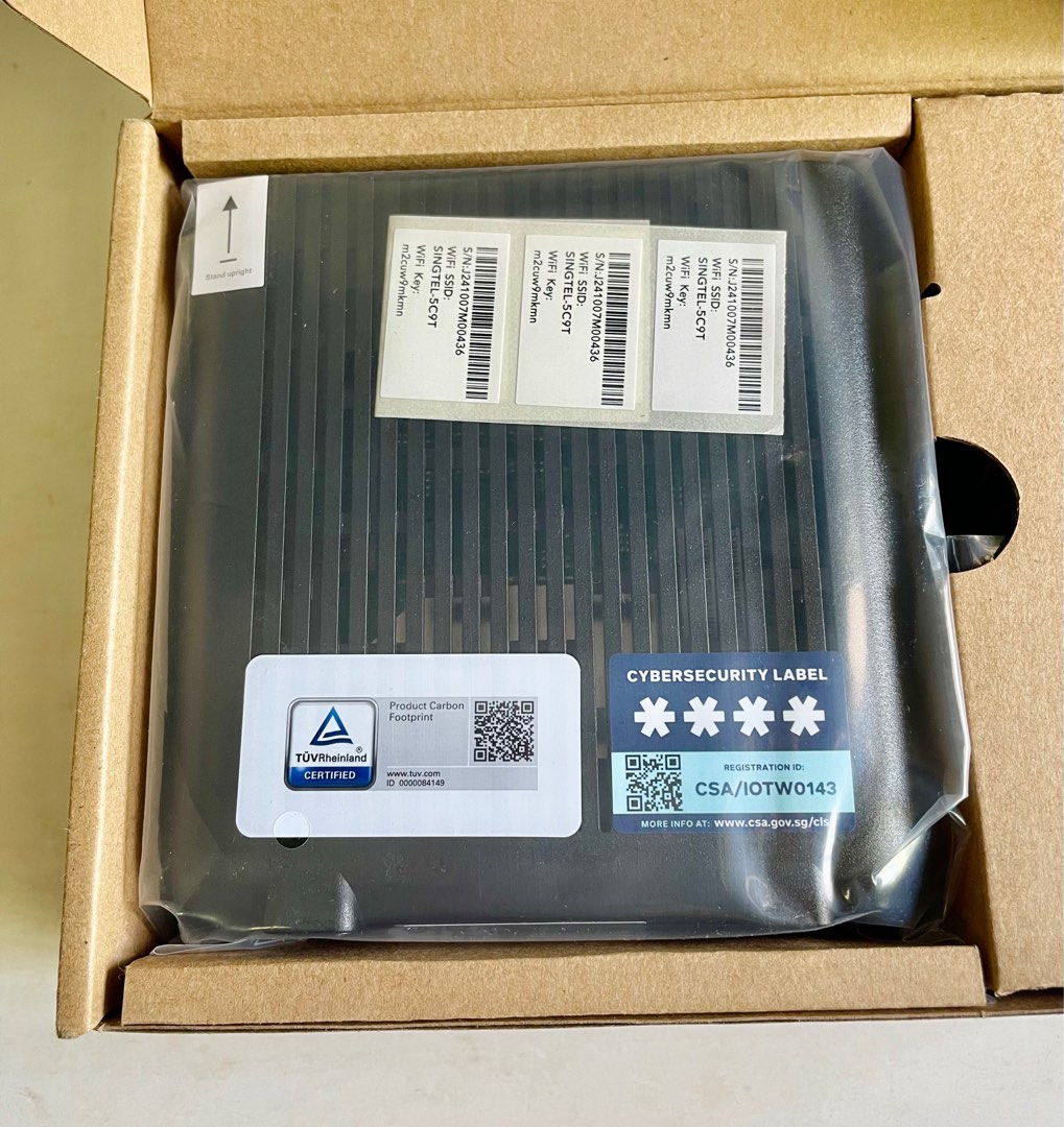 BNIB SingTel Wi-Fi 6 Mesh Extender (Single Pack), Computers & Tech, Parts & Accessories ...