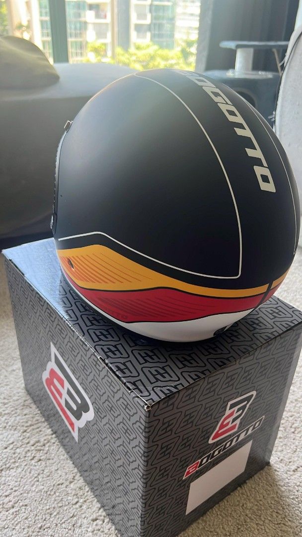 Bogotto FF980 EX-R Cafe racer Cross Helmet(Size S), Motorcycles ...
