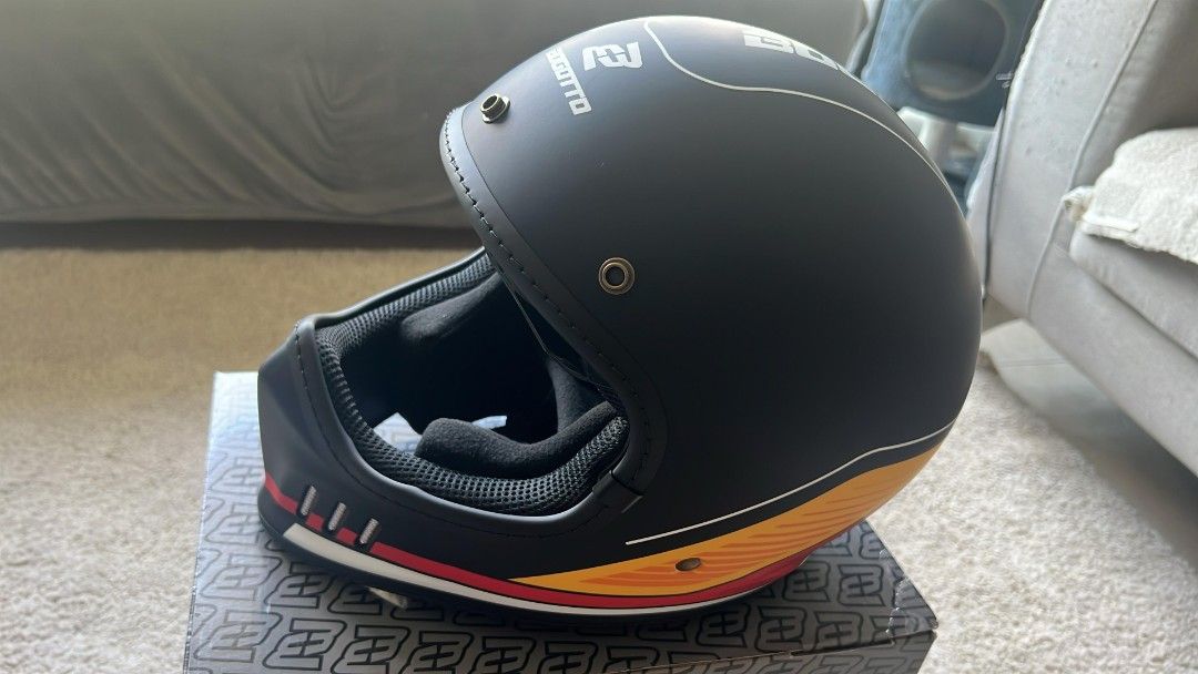 Bogotto FF980 EX-R Cafe racer Cross Helmet(Size S), Motorcycles ...
