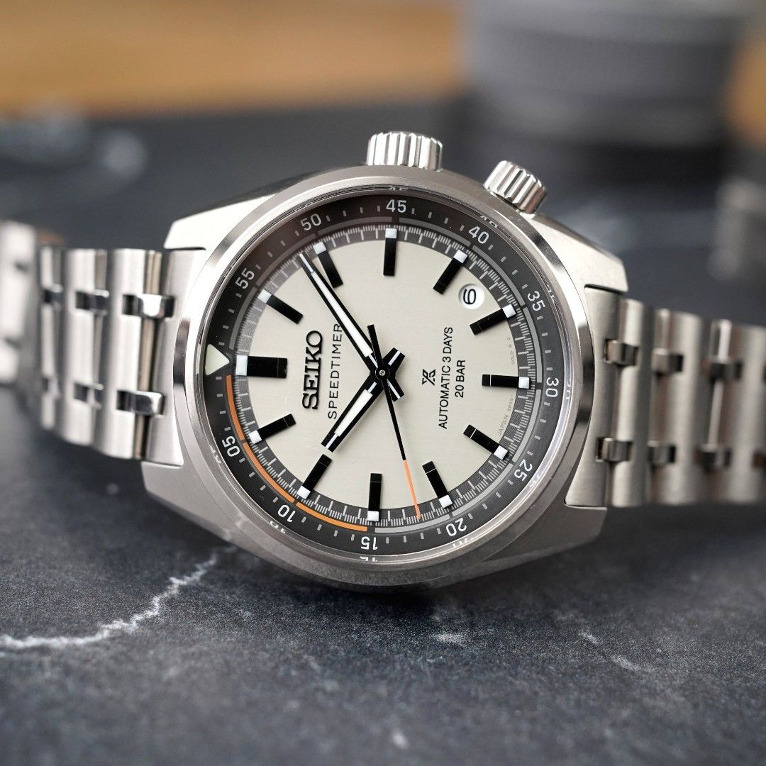 Brand New Seiko Prospex Speedtimer Automatic Countdown Rotating Inner Bezel SPB513 SPB515 ...
