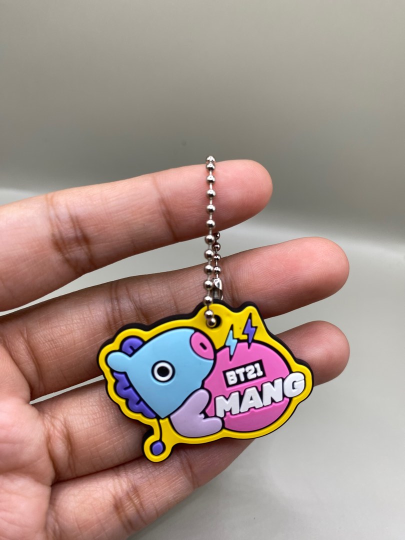 BTS BT21 Mang Bag Charm Keychain Trinkets Anik Anik, Hobbies & Toys ...