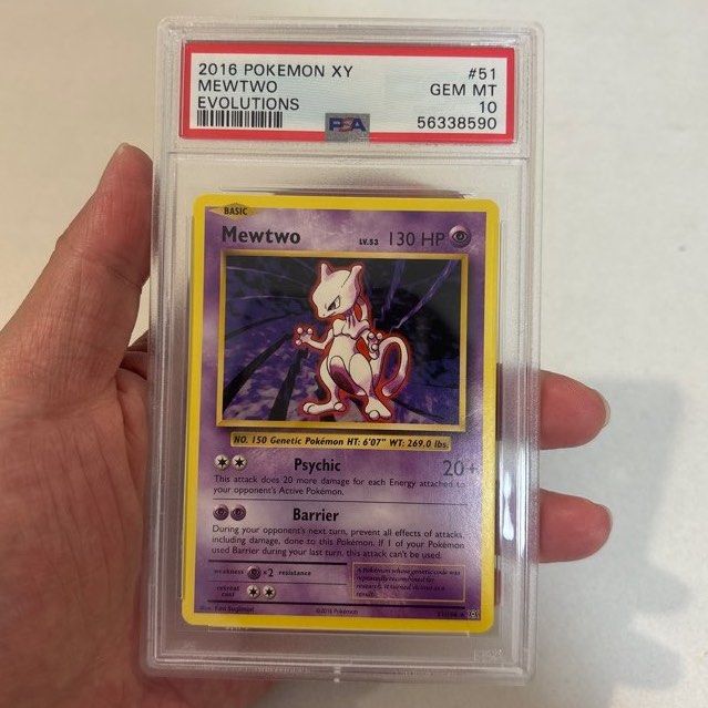 [CHEAPEST] 2016 PSA 10 Vintage Mewtwo 51 Pokemon Evolutions / Pokemon ...