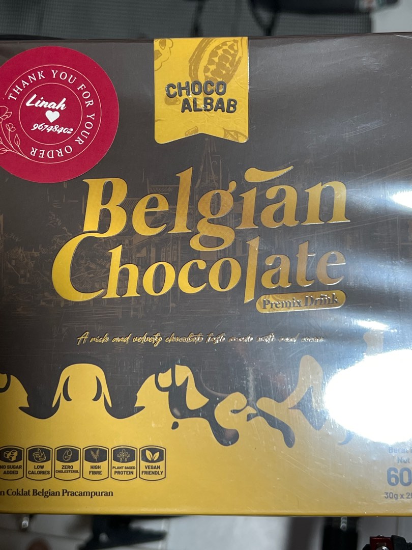 Choco Albab Belgian Chocolate Premix Drink, Food & Drinks, Beverages on ...