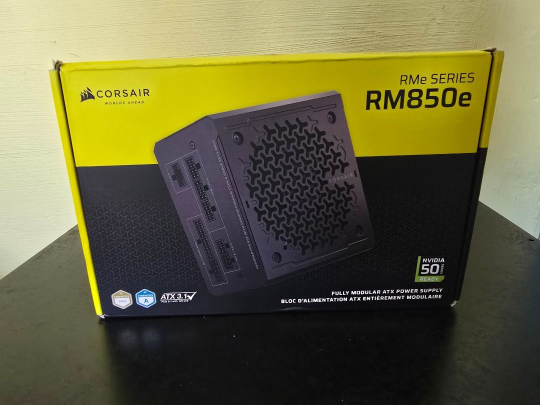 WTS Corsair RM850E 850 Watt Full Modular Power Supply 1 week old, 7 yr ...