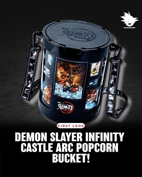 Demon Slayer Infinity Castle Popcorn Bucket, Food & Drinks, Other Food ...