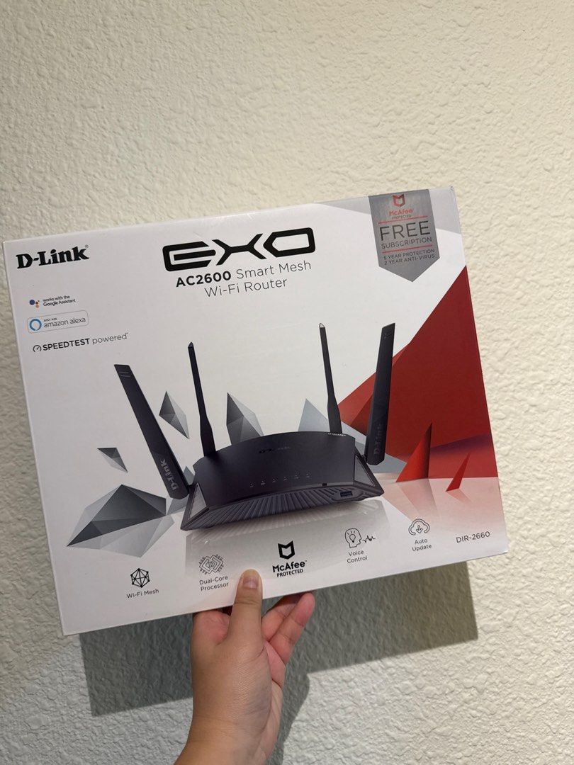 D-Link EXO AC2600 Smart Mesh Wi-Fi Router, Computers & Tech, Parts ...