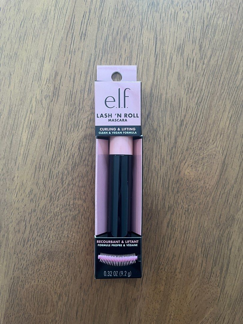 e.l.f. Lash 'N Roll Mascara - Pitch Black, Beauty & Personal Care, Face ...