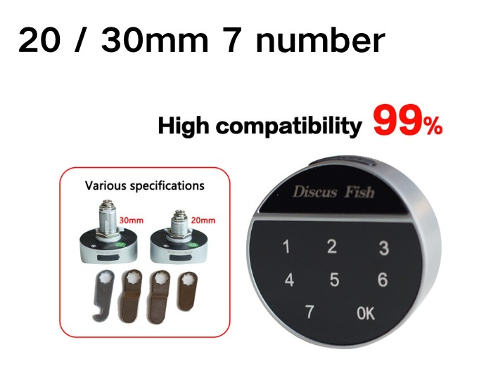 Email lock| Smart Keyless Digital Mailbox Letter Box Lock 7 digital ...