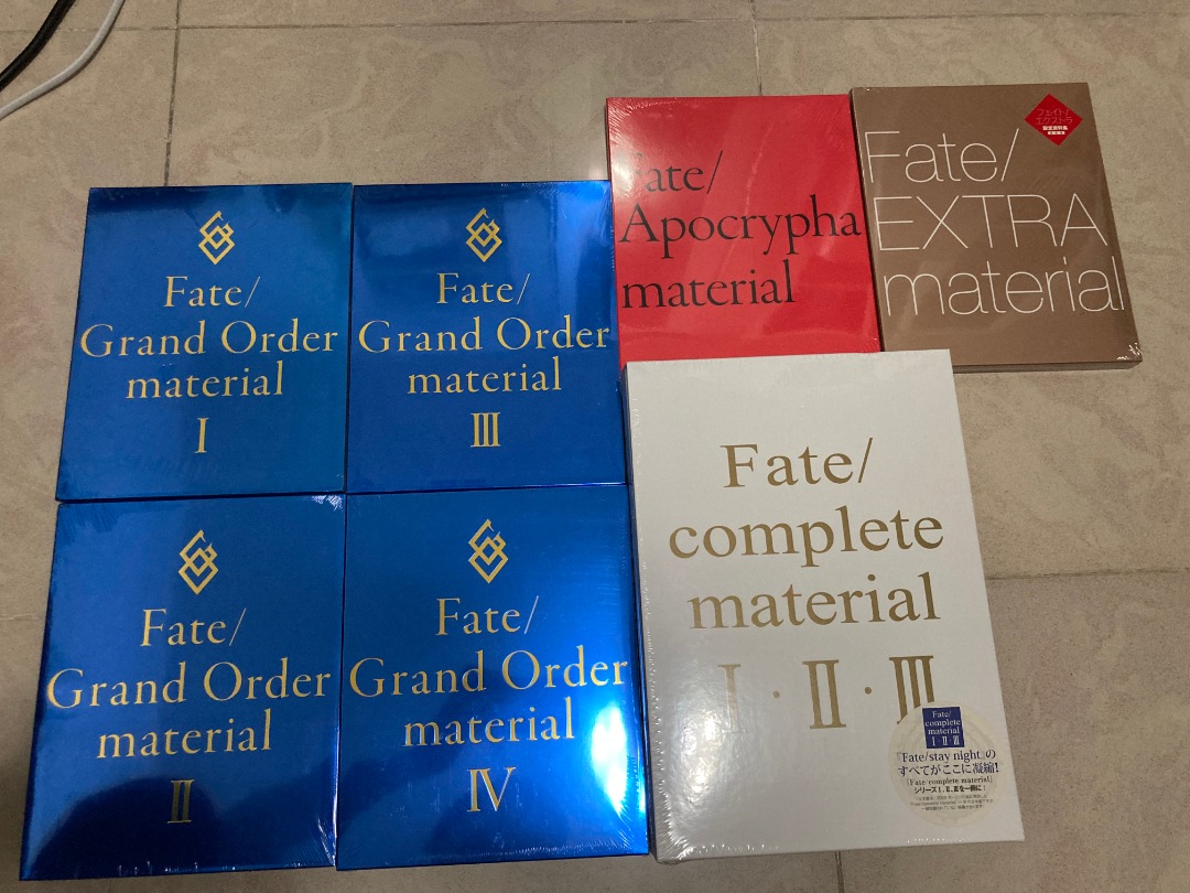 Fate 設定集7本 Fate/Grand Order Fate/EXTRA Fate/Apocrypha Fate/complete ...