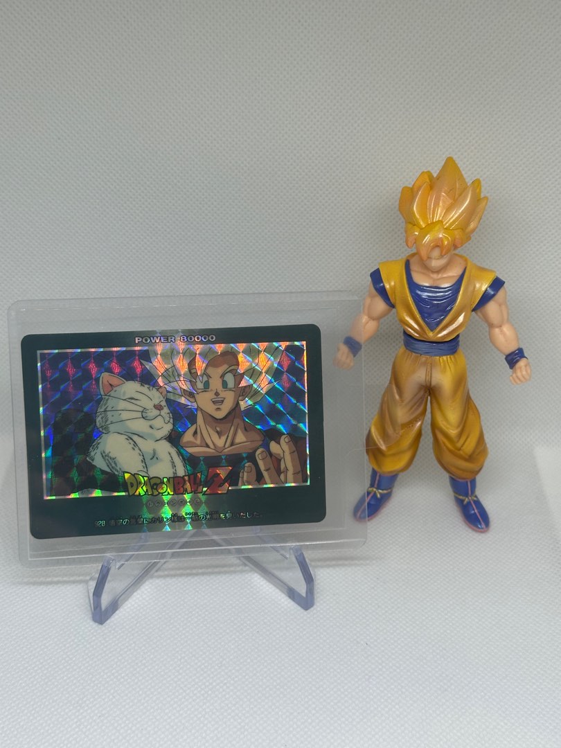 1993 Vintage Foil Dragon Ball Z Super Power System Name. Son Goku and ...