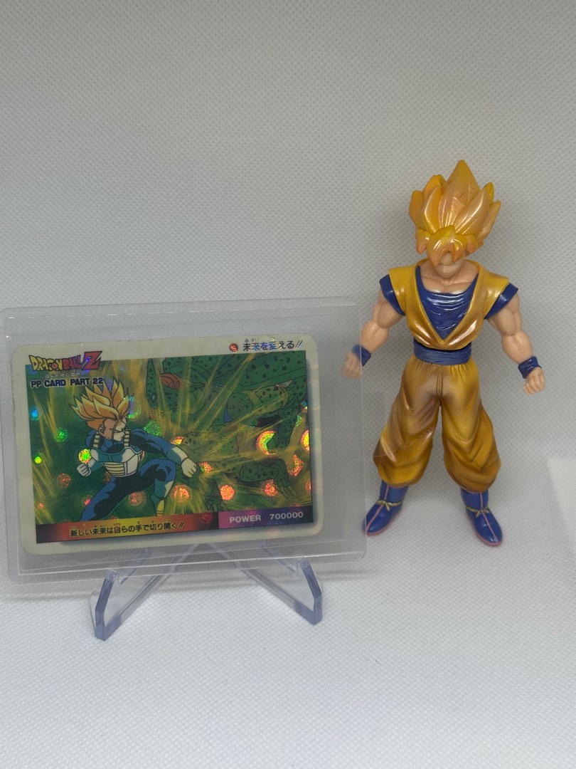 1993 Vintage Foil Dragon Ball Z Super Power System Name. Trunks ...