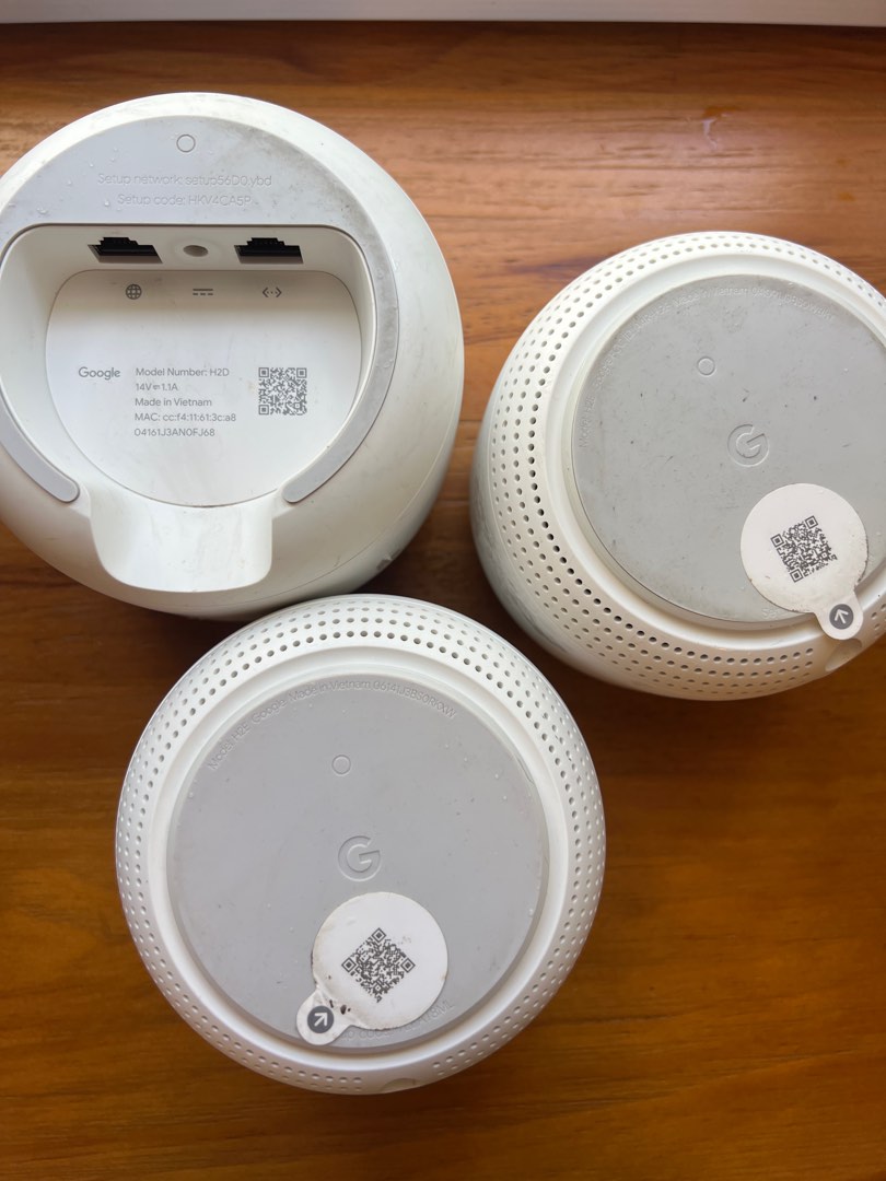 Google Nest WiFi Router - H2D - Set of 3, Computers & Tech, Parts ...