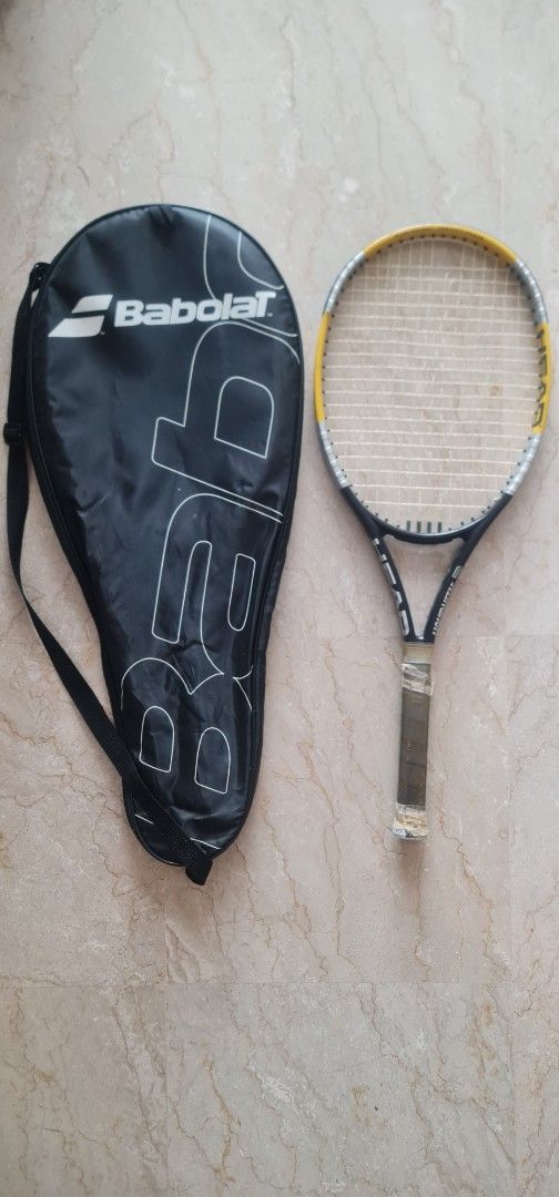 Head Liquidmetal 2 Tennis Racket with Babolat Case, Sports Equipment ...