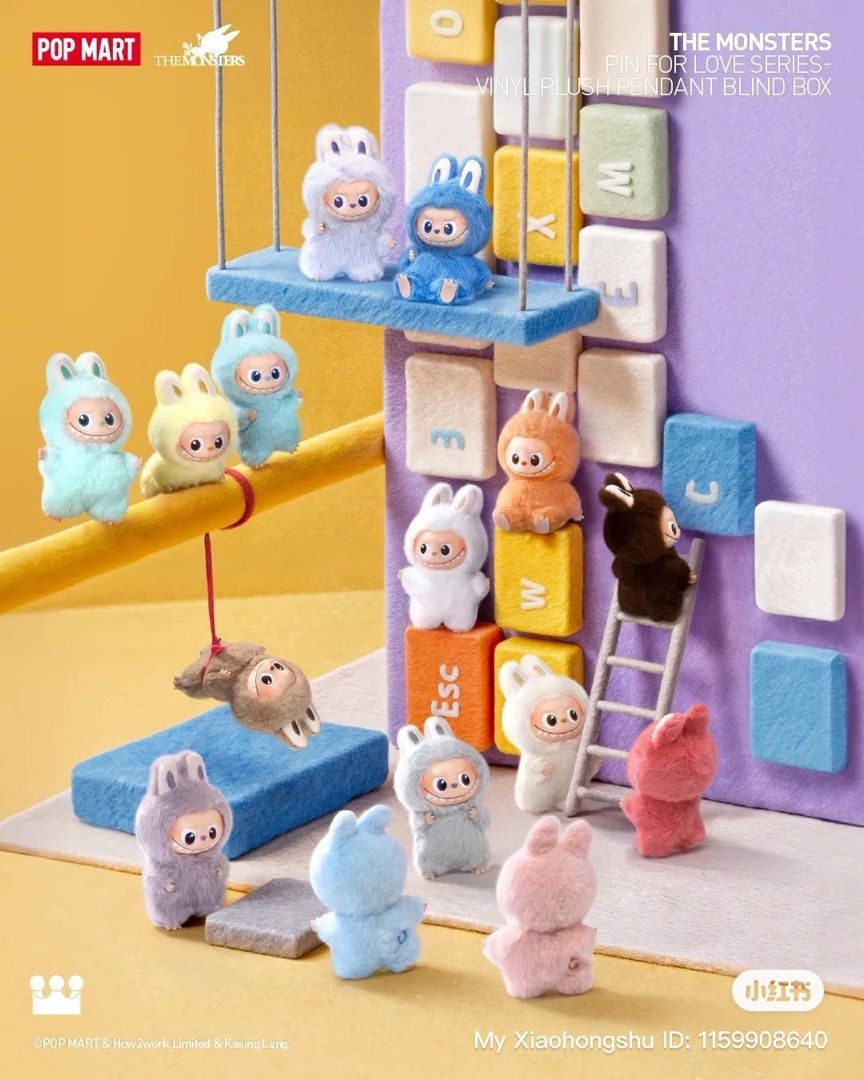 Labubu The Monsters Pin for Love A-M & N-Zfull set, Hobbies & Toys ...