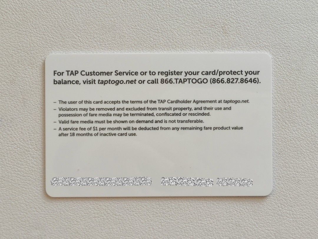 Los Angeles Metro TAP card 洛杉磯交通卡 (includes one regular ride), 門票＆禮券 ...