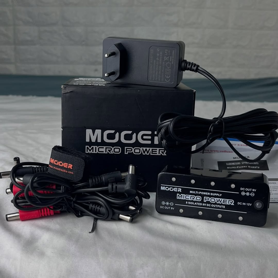Mooer Micro Power Isolated Power Supply Pedal n cioks volt boss vitoos mxr voodoo strymon walrus ...