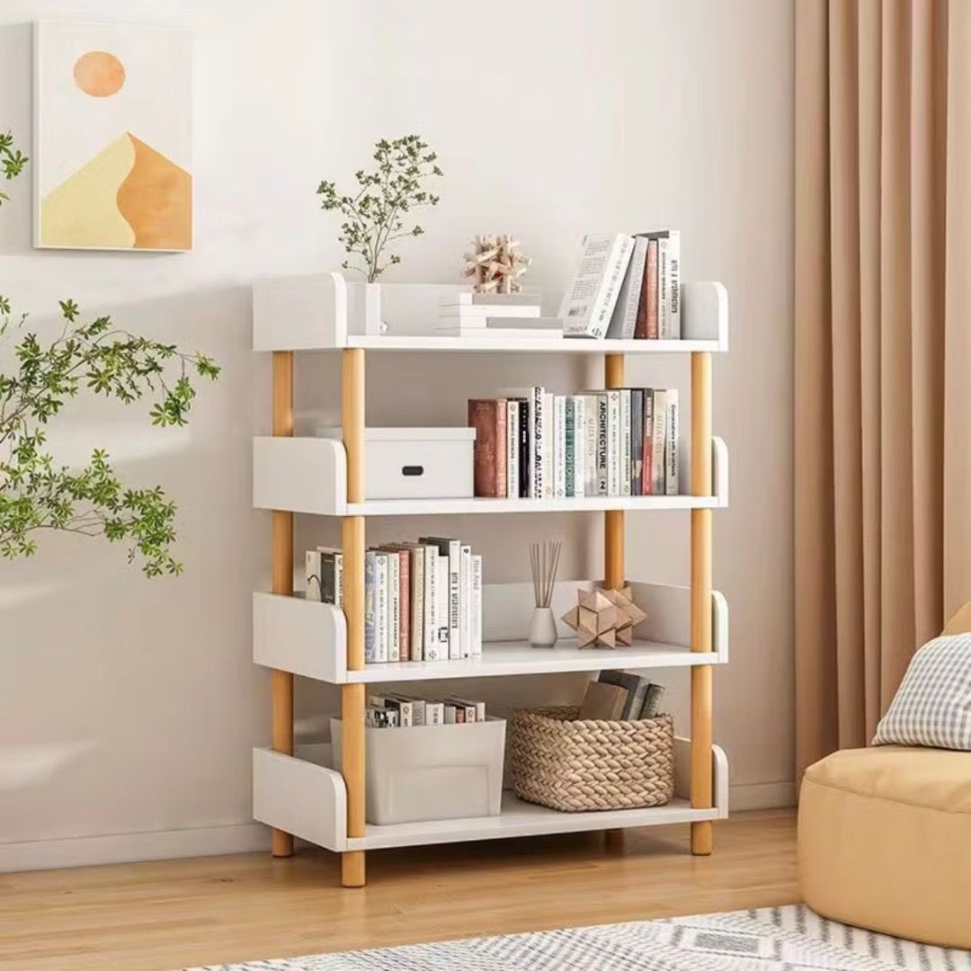 Multi-Layer Bookshelf Cabinet | Modern Open Book Cabinet | Storage ...