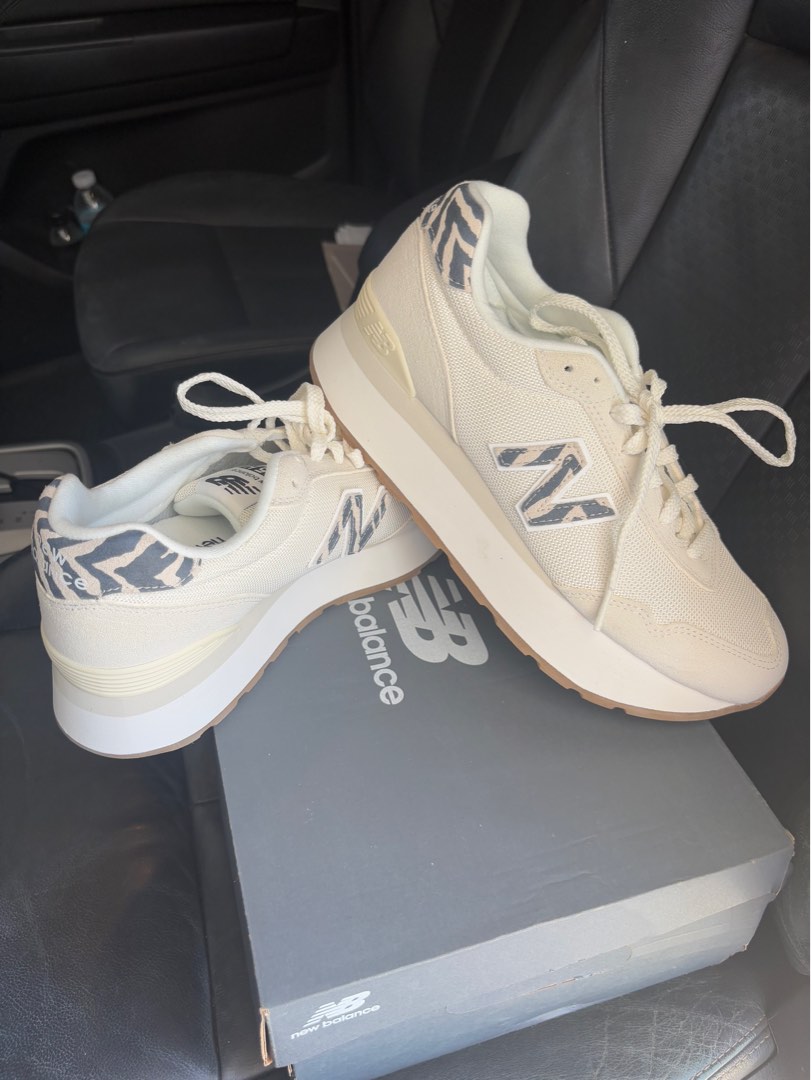 New Balance Women s 515 Zebra Logo Platform Sneakers, Women's Fashion ...