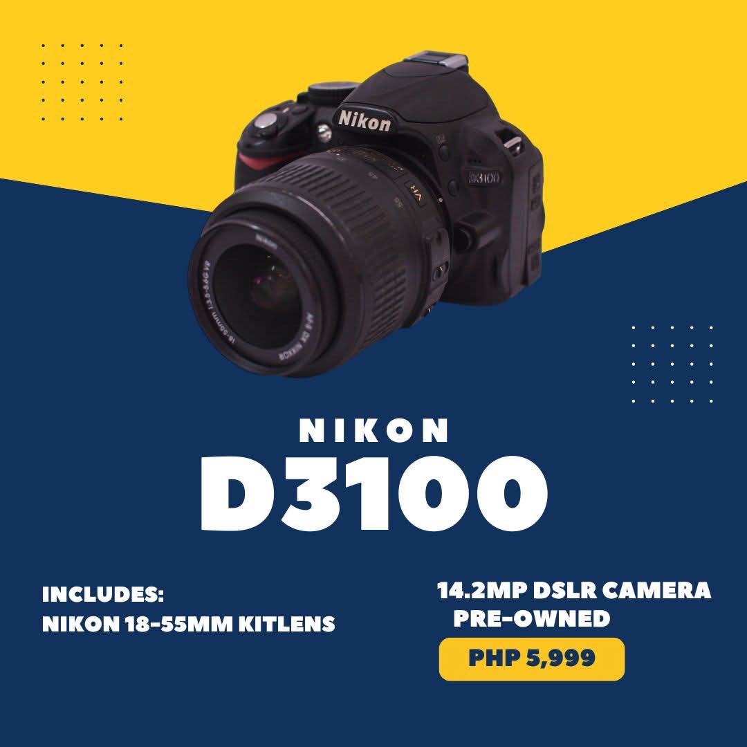 Nikon D3100 DSLR Camera, Photography, Cameras on Carousell