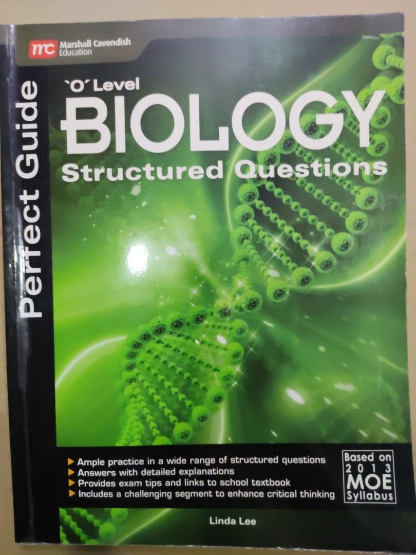 Perfect Guide 'O' Level Biology Structured Questions, Hobbies & Toys ...
