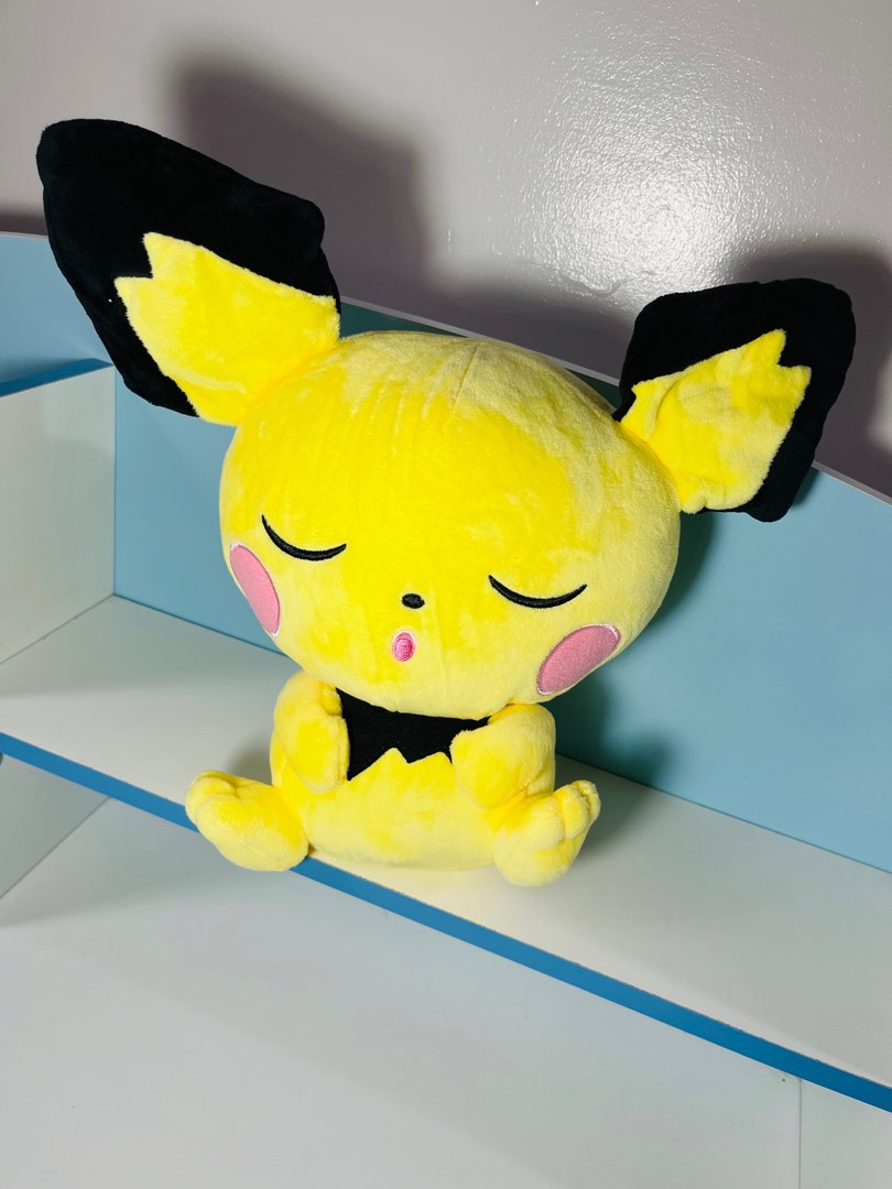 pokemon sleeping pichu plushie, Hobbies & Toys, Memorabilia ...