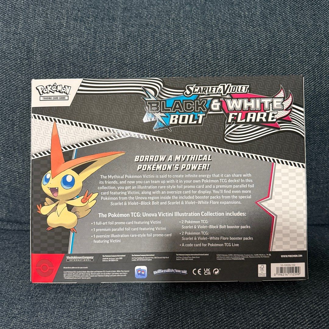 Pokemon TCG Victini Illustration Collection, Hobbies & Toys, Toys ...