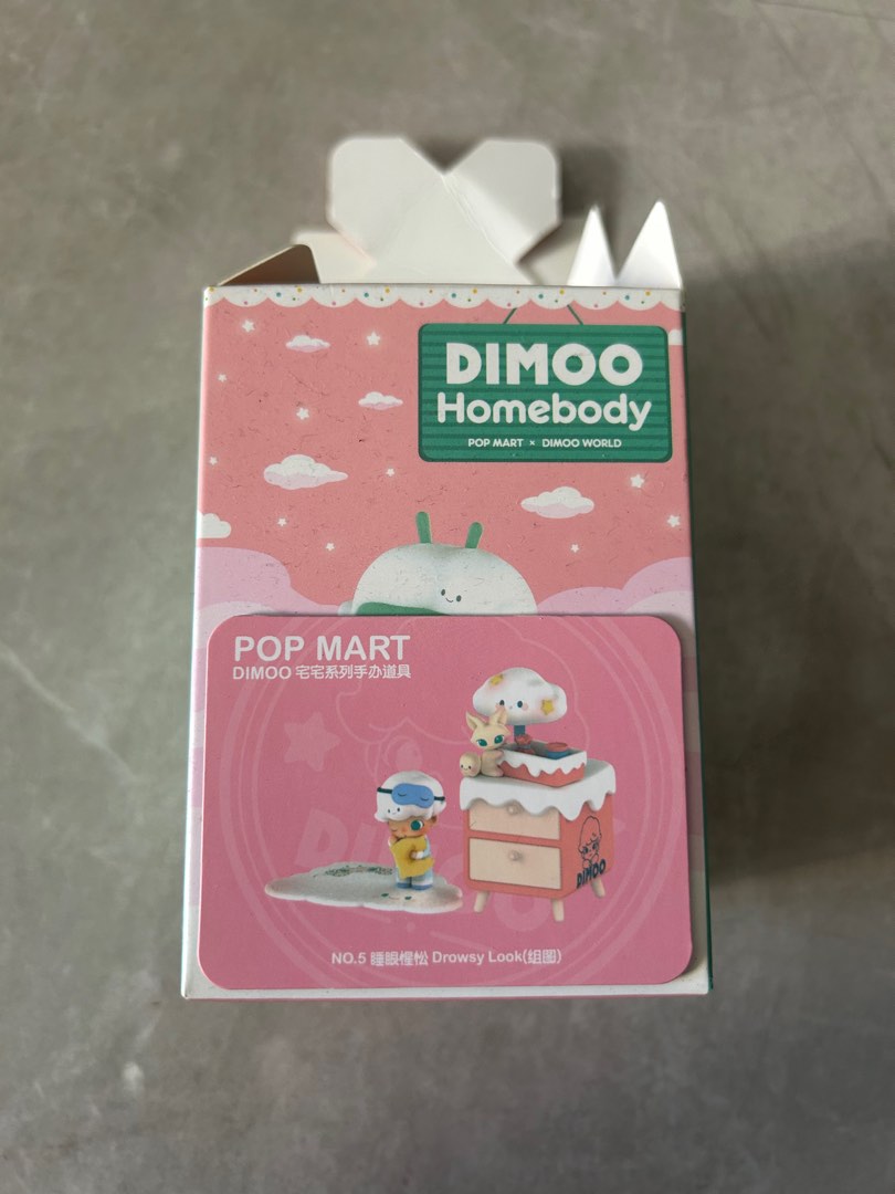 POP MART DIMOO Homebody Drowsy Look Blind Box, Hobbies & Toys, Toys ...