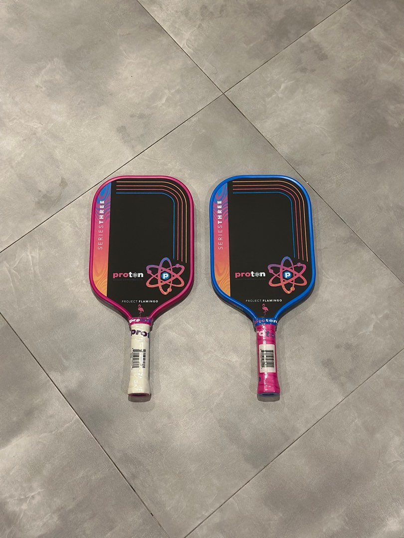 Proton Project Flamingo Series Three 15mm Pickleball Paddle, Sports ...