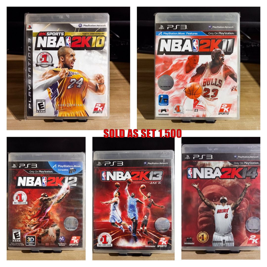 PS3 NBA 2K10 2K11 2K12 2K13 2K14, Video Gaming, Video Games, PlayStation on Carousell