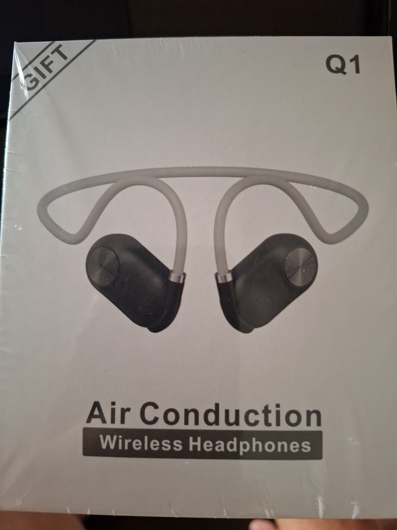 Q1 bluetooth Air Conduction Wireless Headphones headset, Audio, Headphones & Headsets on Carousell