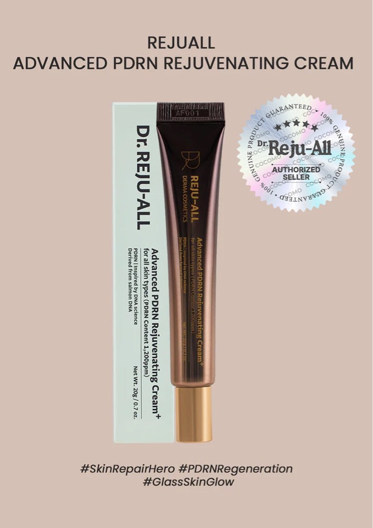 [REJUALL] Advanced PDRN Rejuvenating Cream 20g, Beauty & Personal Care ...