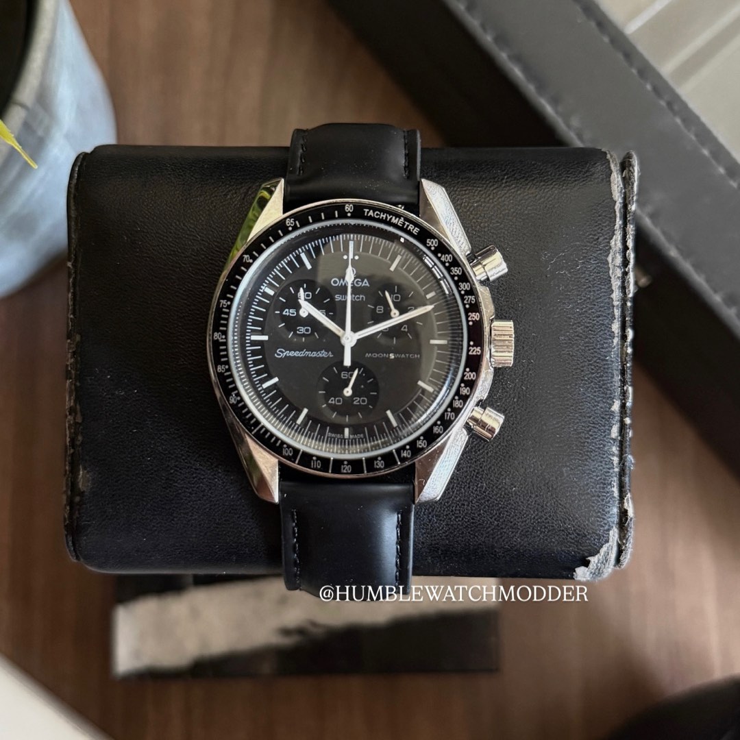 Seiko Moonswatch Mod (Metal Case), Men's Fashion, Watches & Accessories ...