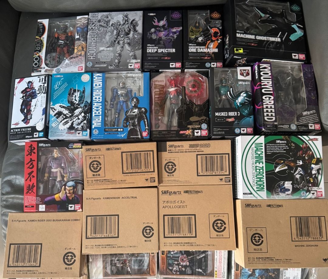 SHF Evol, Zero-One Realizing Hopper, Ghost+電單車, Deep Specter, 電王 零諾斯 ...