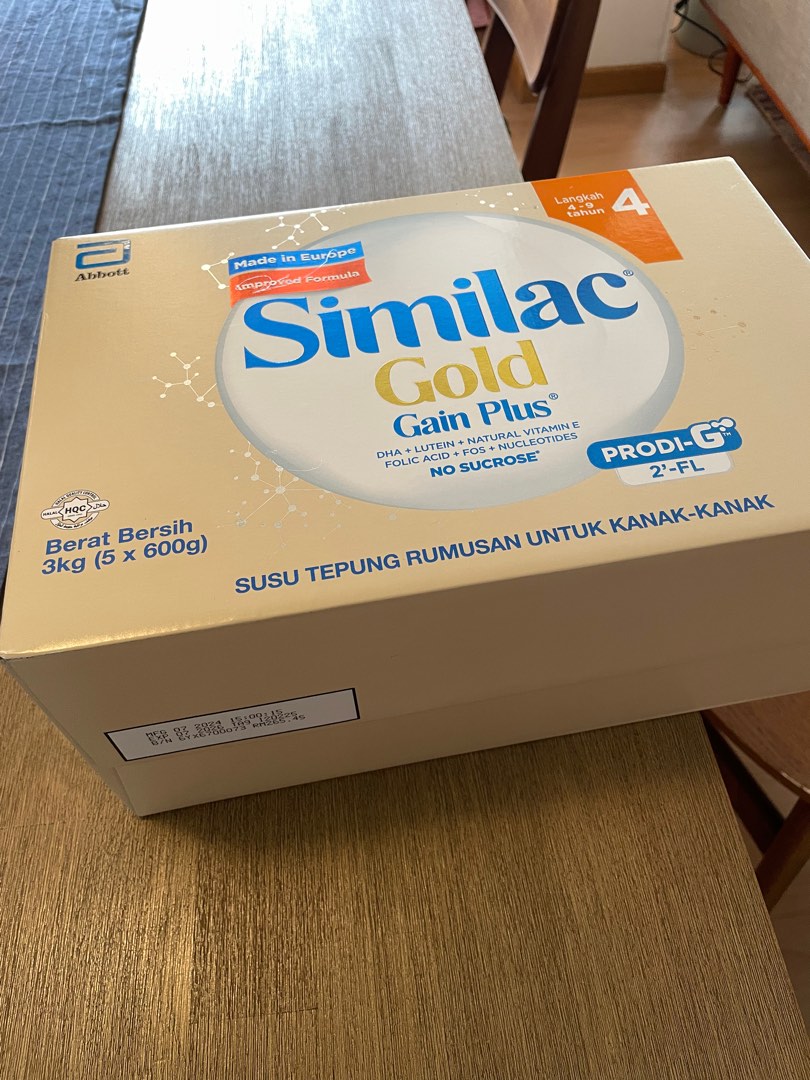Similac Gold Gain Plus Stage 4 Formula, Babies & Kids, Nursing & Feeding, Breastfeeding & Bottle ...