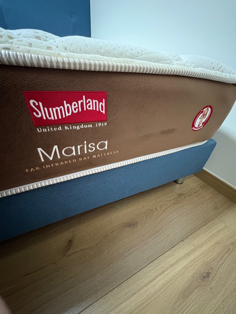 Slumberland Marisa Super Single Bed, Furniture & Home Living, Furniture ...