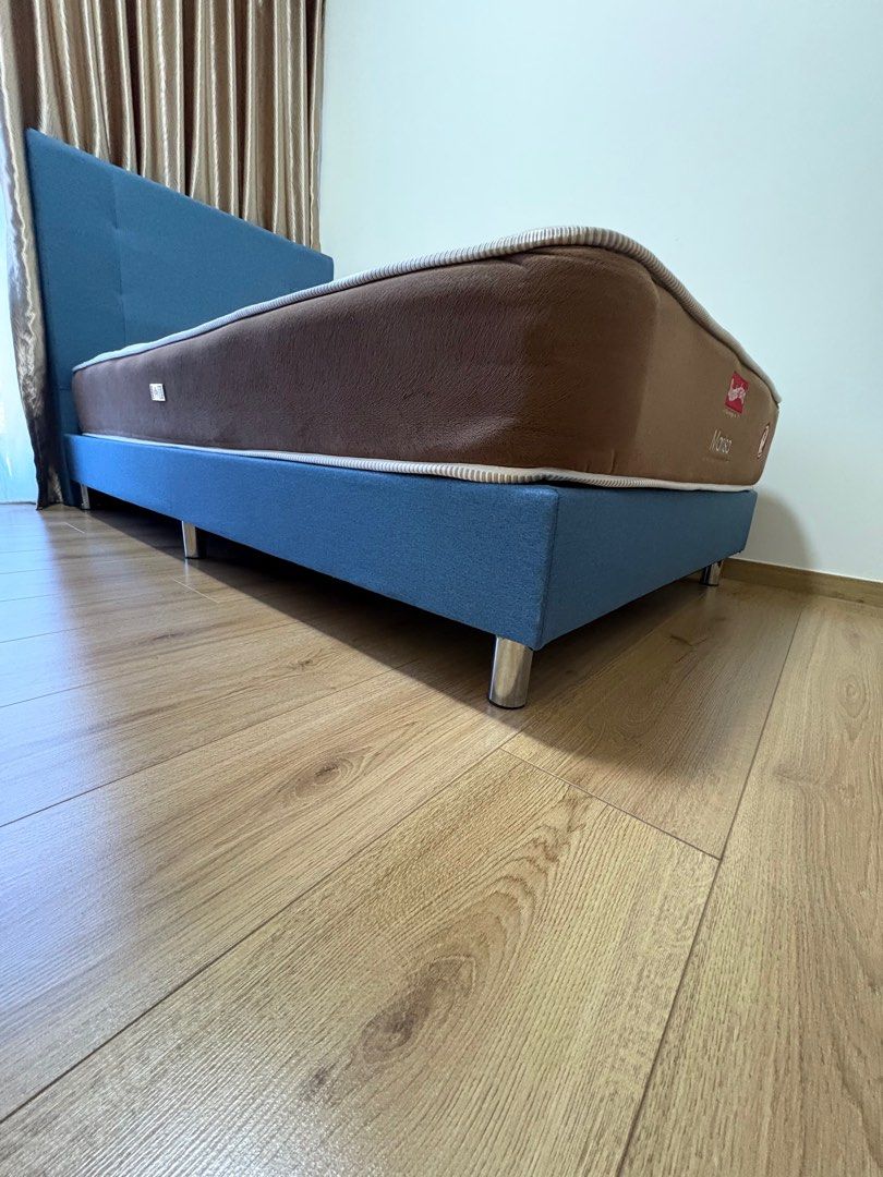 Slumberland Marisa Super Single Bed, Furniture & Home Living, Furniture ...