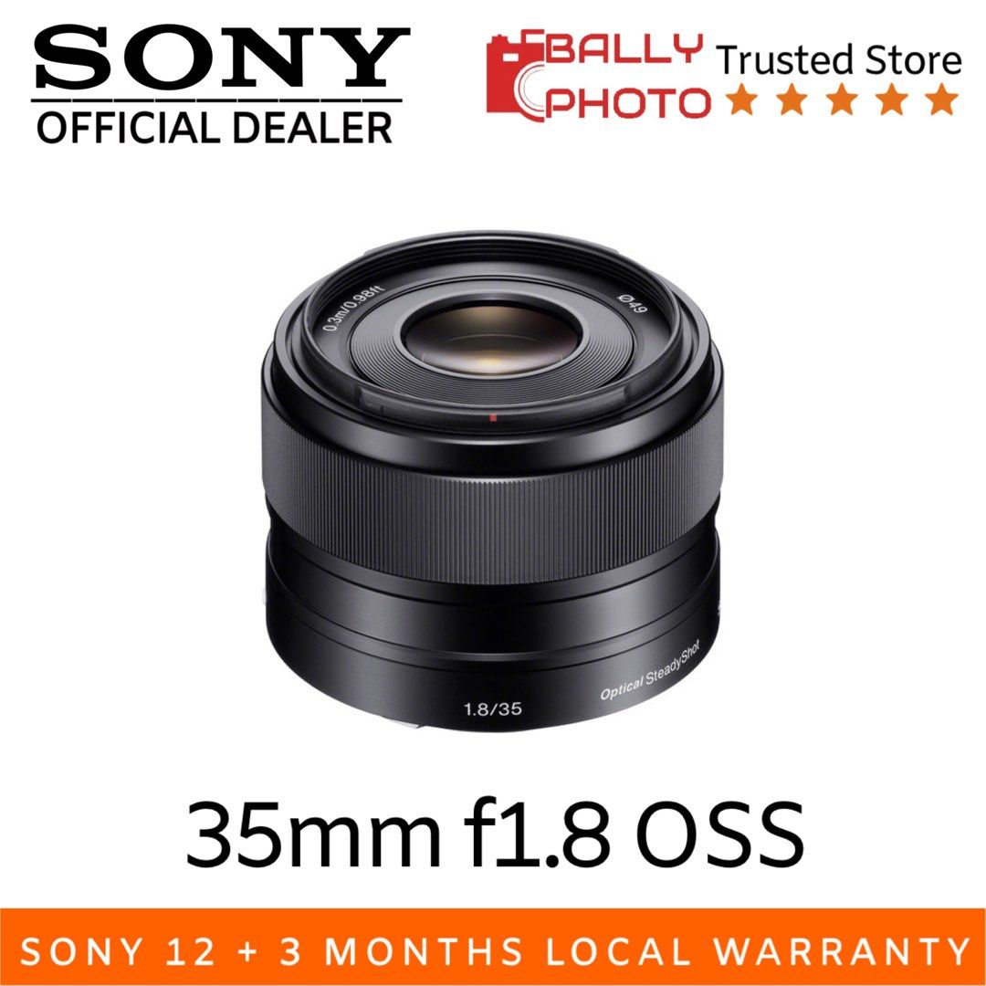 Sony 35mm f1.8 OSS APSC lens, Photography, Lens & Kits on Carousell