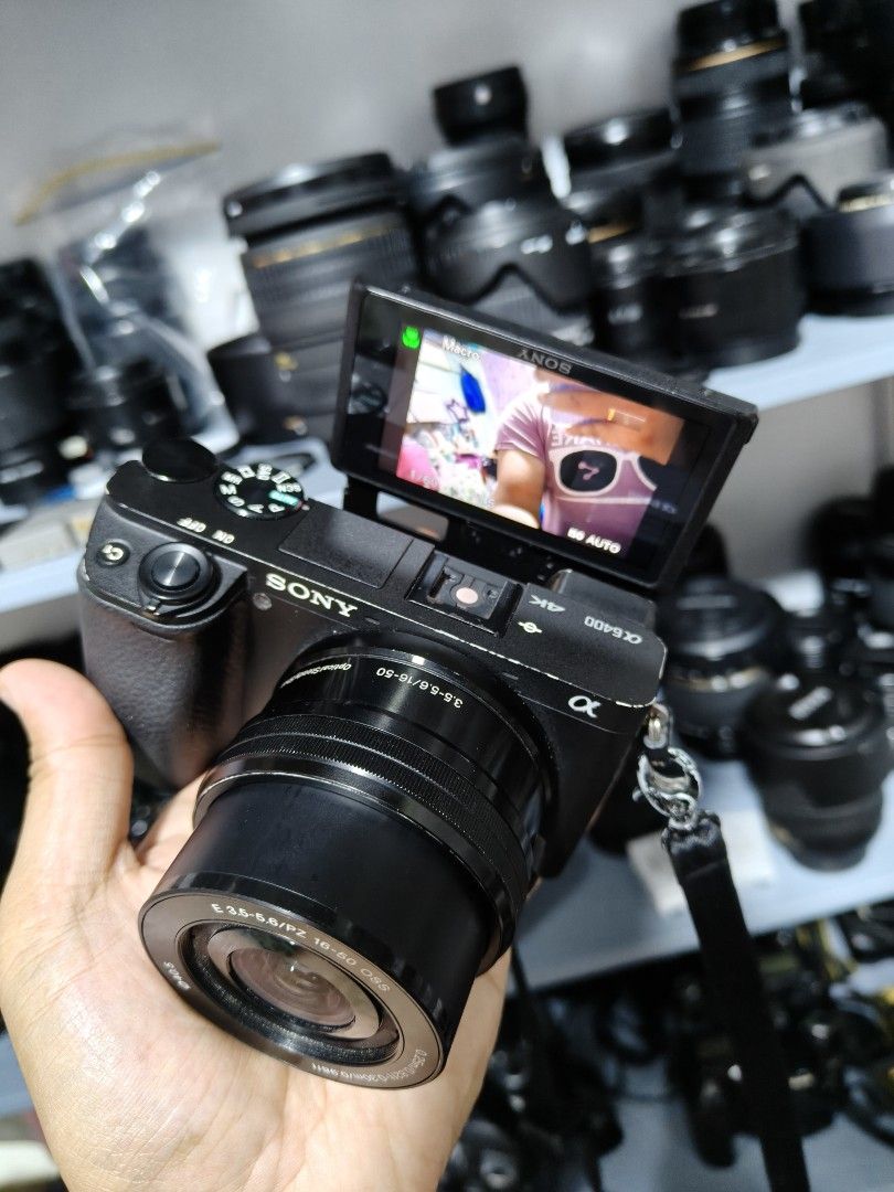 Sony A6400 Mirrorless Camera with 16-50mm OSS Lens 24MP Wifi 4k UHD Video Mode, Photography ...