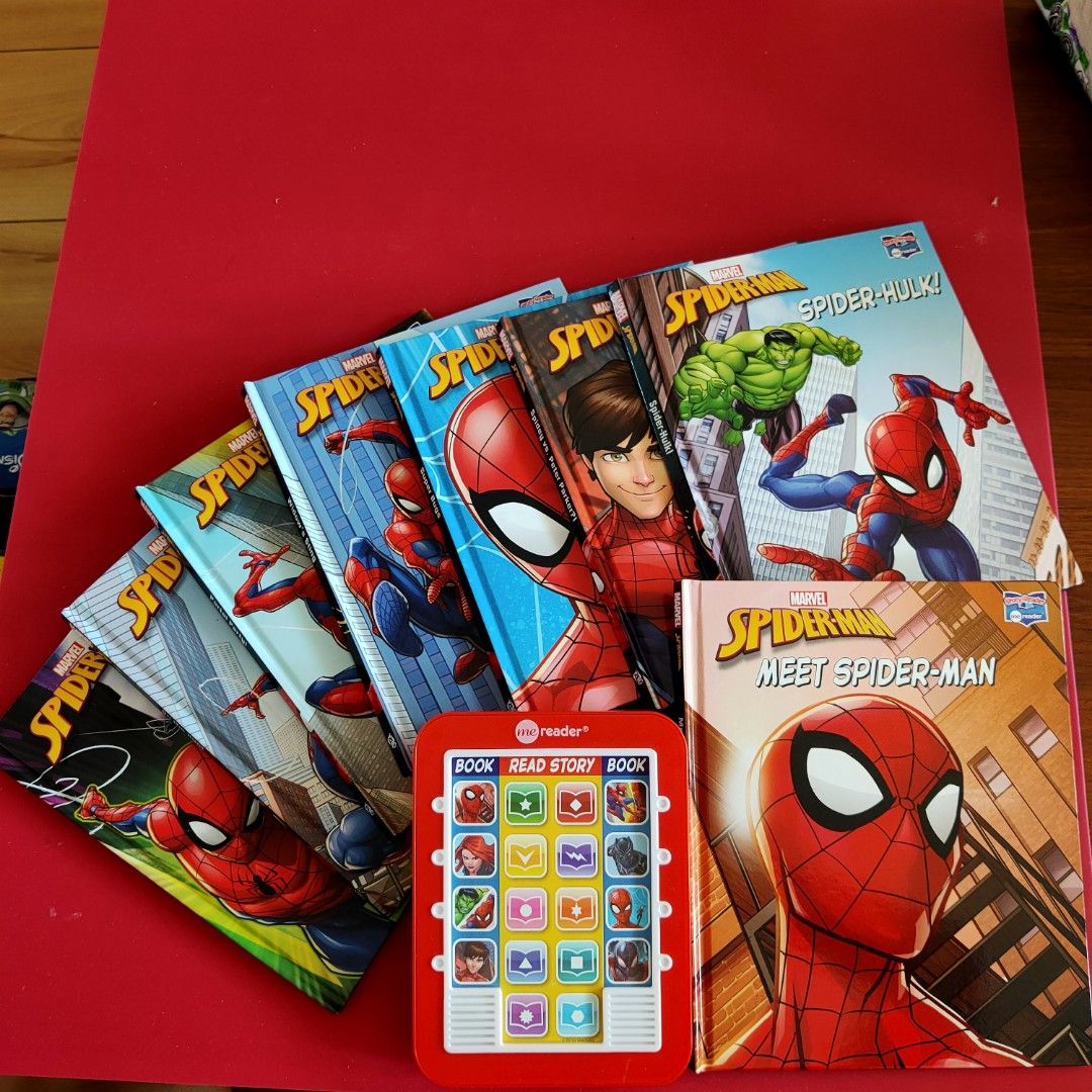 Spider-Man Me Reader Electronic Reader 8 Book Set, Hobbies & Toys ...