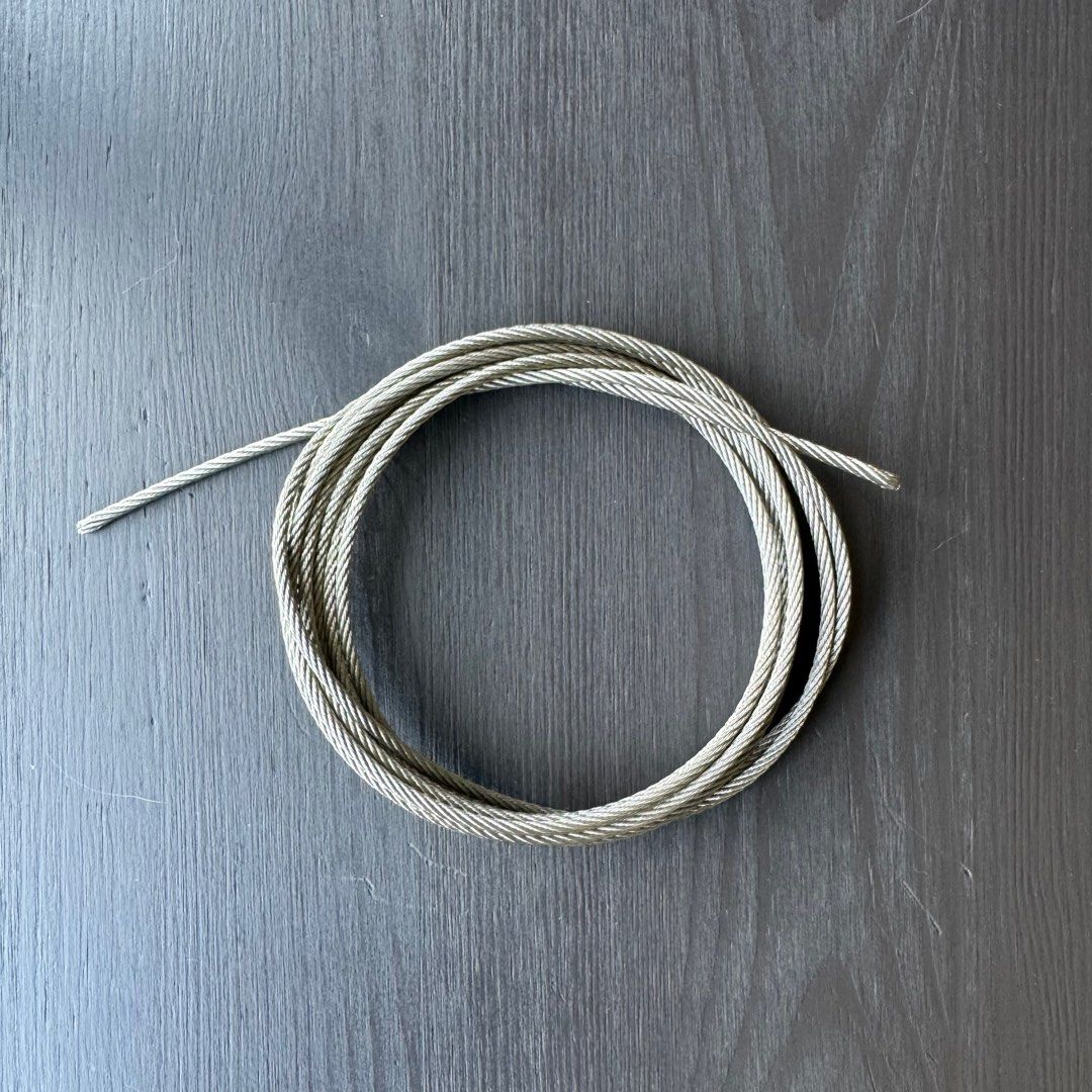 Stainless Steel Cable 3mm diameter 3M length, Everything Else on Carousell