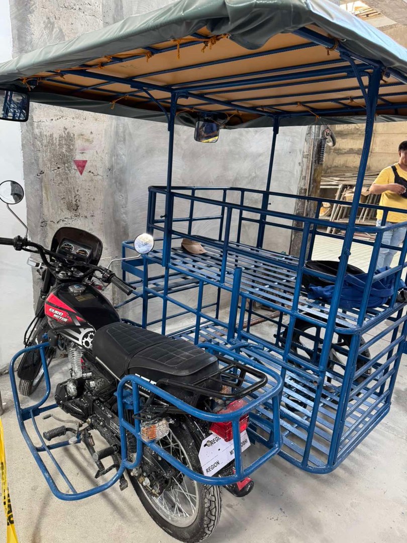 SYM motorcycle with side car, Motorbikes, Motorbikes for Sale on Carousell