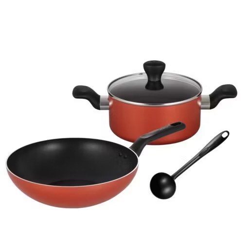 Tefal Fresh Start 4pcs (Non Stick Cookware Set/Pot and Pan), Furniture ...