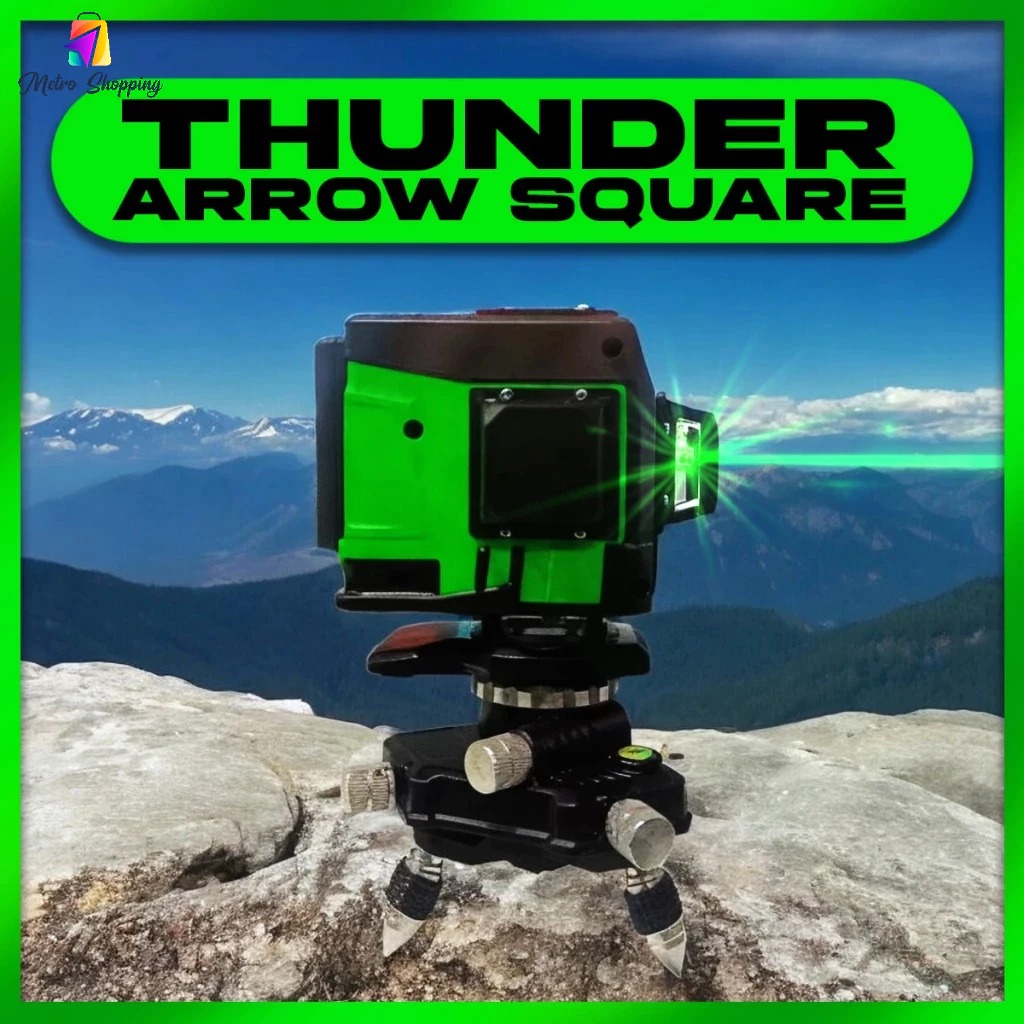 Thunder Arrow Square Laser Level High-Precision Alignment Tool for Tiling, Framing, and DIY ...