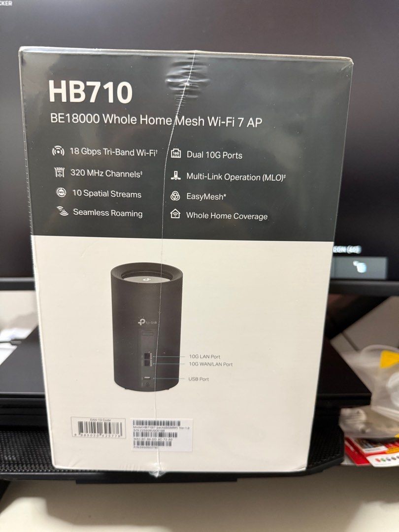 TP-Link Aginet HB710 BE18000 Wi-Fi 7 Mesh Router, Computers & Tech ...