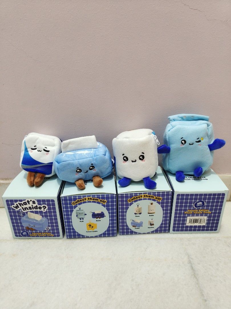 Vinda Tissue Box Plush Toy / Blind box, Hobbies & Toys, Toys & Games on ...