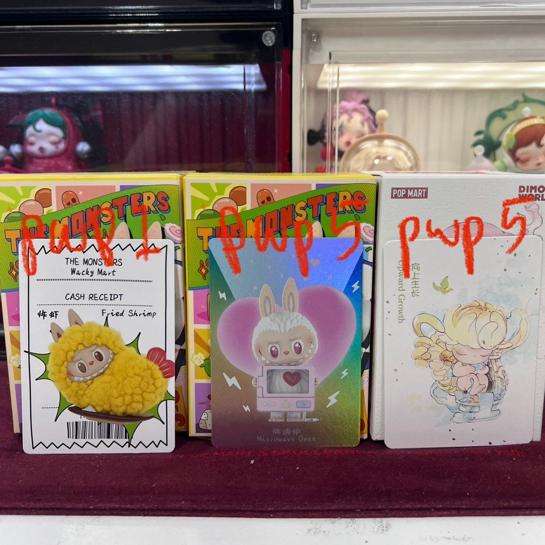 wts rtp popmart labubu dimoo fried shrimp tempura secret microwave oven ...