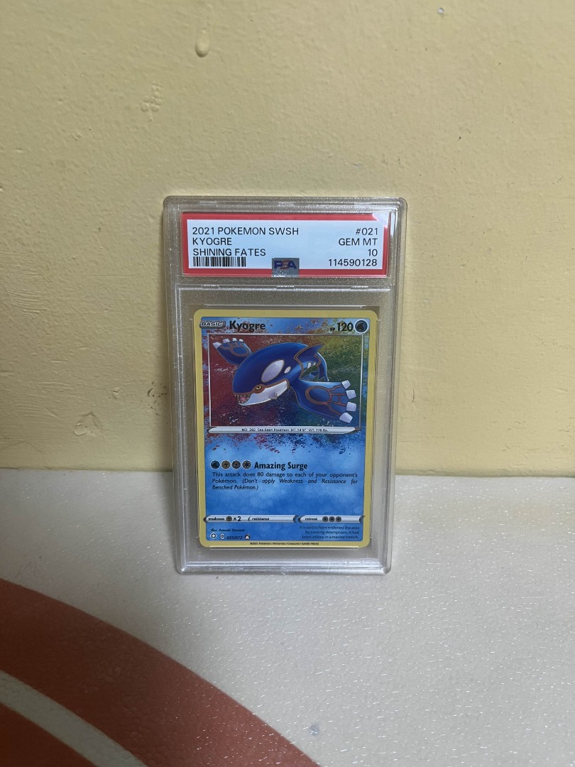 2021 Pokemon SWSH Shining Fates Kyogre PSA 10, Hobbies & Toys, Toys ...